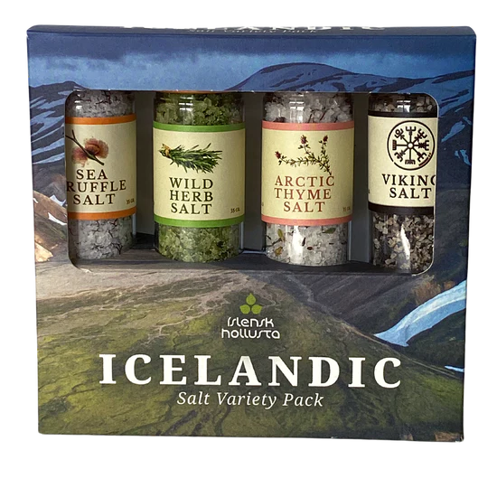 Icelandic Salt Variety Pack - 4x35gr. – Nordicstore.net