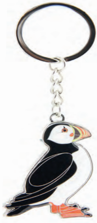 Keyring Puffin metal – Nordicstore.net