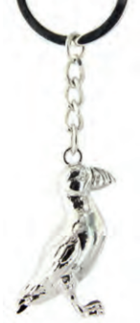 Keyring Puffin 3d metal – Nordicstore.net