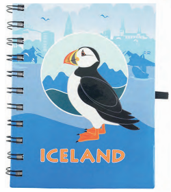 Note book w. pen Puffin – Nordicstore.net