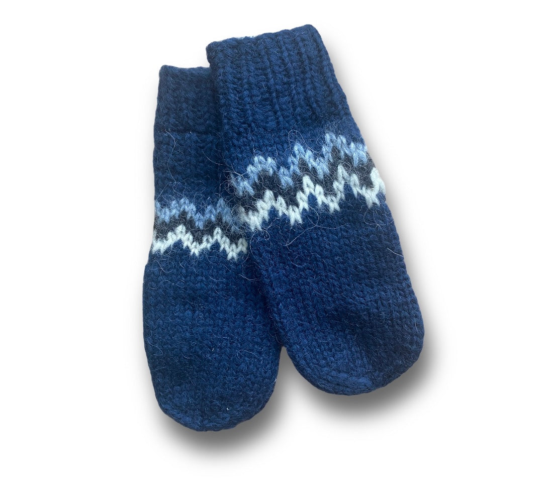 Wool Mittens - Blue – Nordicstore.net