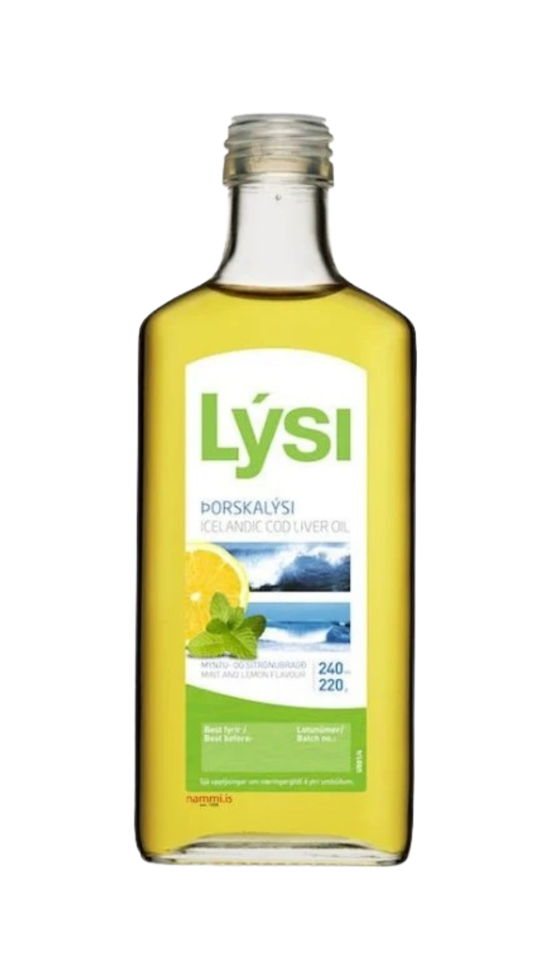 Cod Liver Oil Mint & Lemon (240ml) – Nordicstore.net